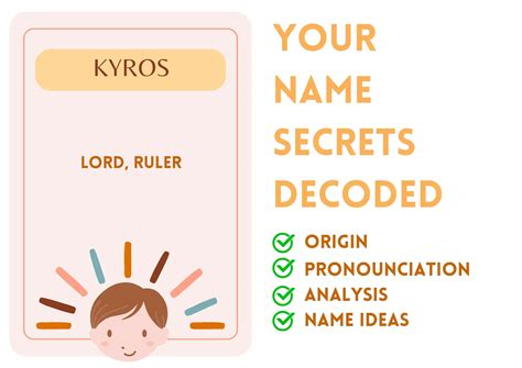 Kyros Boy Name Meaning And Pronunciation