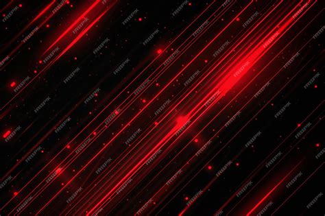 Premium Photo Abstract Red Lines On Black Background