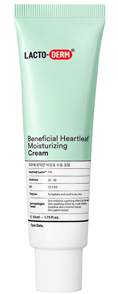 Lacto Derm Beneficial Heartleaf Moisturizing Cream Ingredients Explained