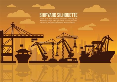 Container Port Vector Art Icons And Graphics For Free Download