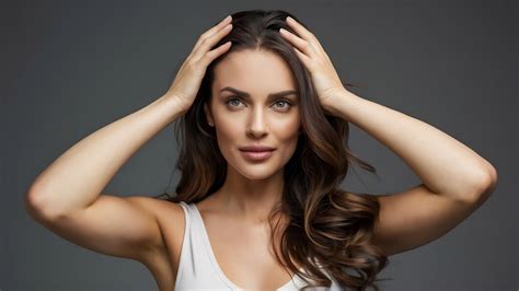 Premium Photo Trichoscopy Of The Scalp In A Medical Cosmetology Center Scalp Hair Treatment