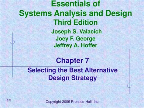 Ppt Essentials Of Systems Analysis And Design Third Edition Joseph S Valacich Joey F George