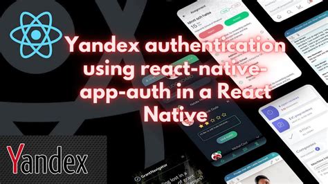 Yandex Authentication Using React Native App Auth In A React Native