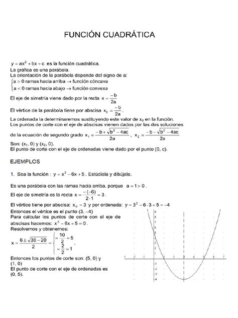 6to Act Funcion Cuadratica Pdf