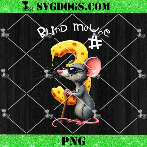 Blind Mouse Birthday 3 Png