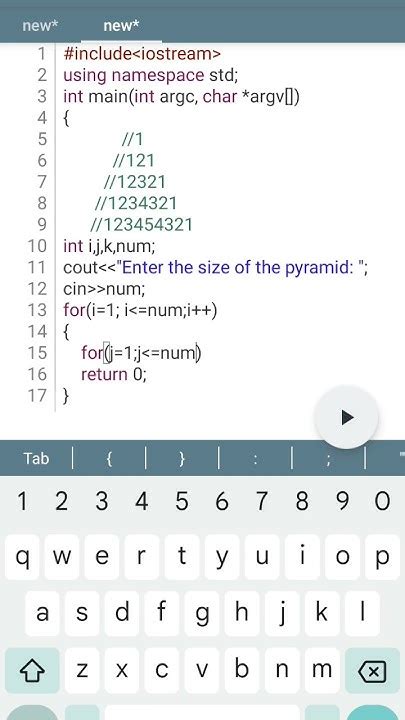 Cc Program To Print Number Triangle Clanguage Coding Cplusplus