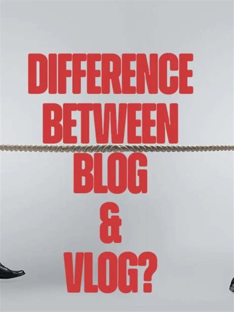 Differences Between A Blog And A Vlog Blogging SEO Tips And Tricks