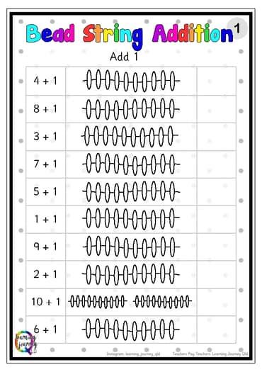 Bead String Addition By Learning Journey Qld Tpt