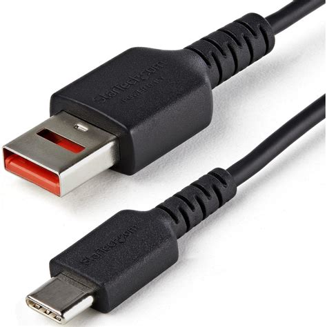 Startech Com 3ft 1m Secure Charging Cable Usb A To Usb C Data Blocker Charge Only Cable