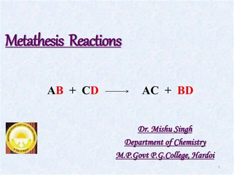 Metathesis Ppt