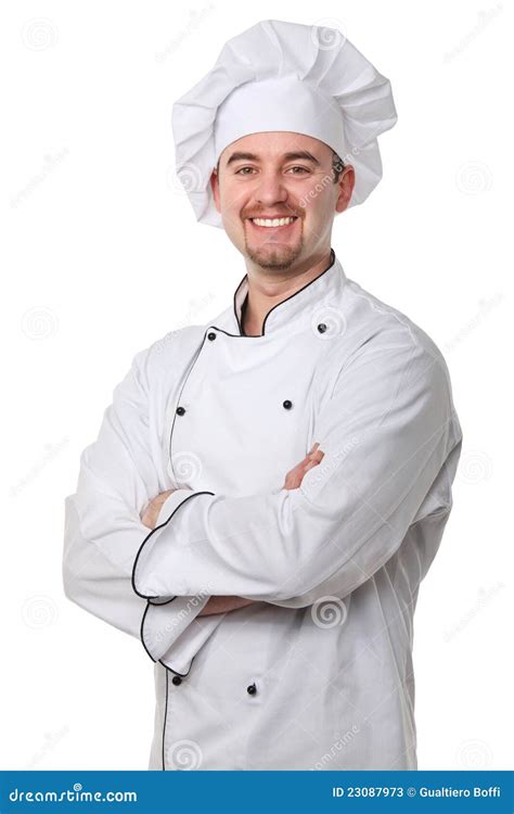 Chef Kok Stock Afbeelding Image Of Beroep Glimlach 23087973