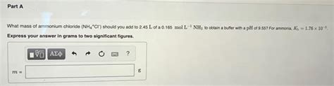 Solved Which Of The Following Buffer Systems Is The Best Chegg