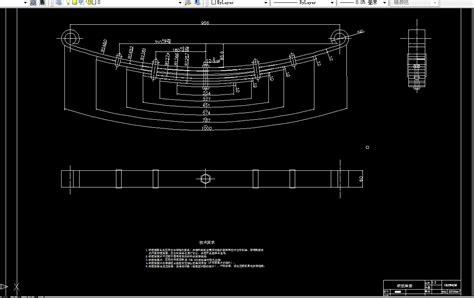 H690 钢板弹簧建模二次开发 机械机电 龙图网