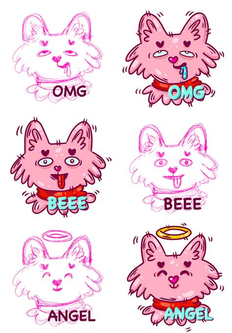 Stickers For Telegram Behance