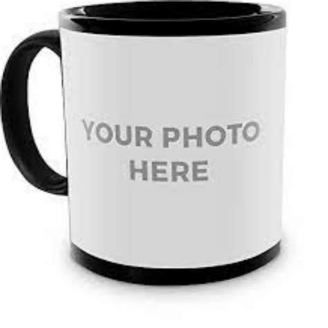Black Round Patch Mug For Ting Sizedimension 330 Ml At Rs 200