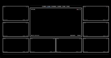 Premium Vector Cctv Camera User Interface Surveillance 003