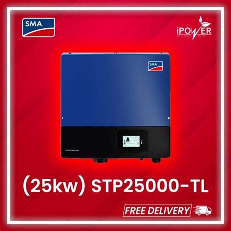 Sma 25kw On Grid Three Phase Solar Inverter Sunny Tripower 25000tl