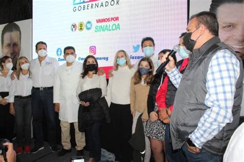 Con homenaje al personal de Salud Mario Zamora inicia campaña por la