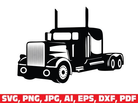 Truck Driver Svg Semi Truck Svg 18 Wheeler Svg Trucker Svg Truck Svg Us