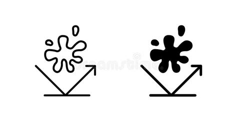 Ilustração Do Vetor De Cor Da Linha Do ícone Resistente à Mancha