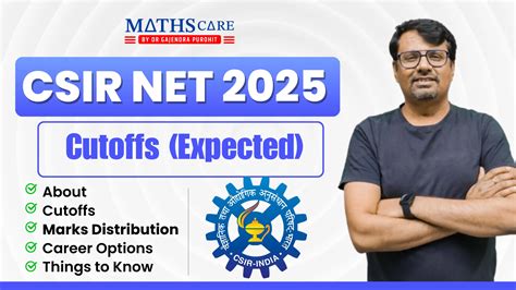 Csir Net 2025 Cutoffs Expected Mathscare