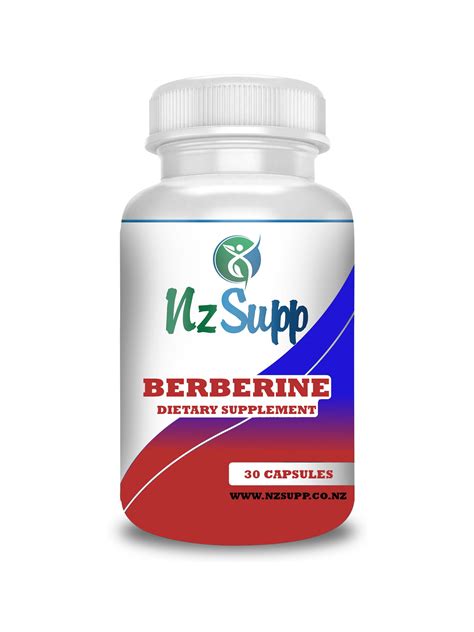 Berberine 750mg Blood Sugar And Metabolic Health Supplement Nzsupp