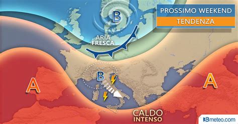 Meteo Primo WEEKEND Di Luglio Con PIU TEMPORALI Anche FORTI E CALO