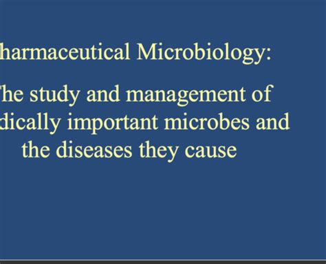 Microbiology Lecture Flashcards Quizlet