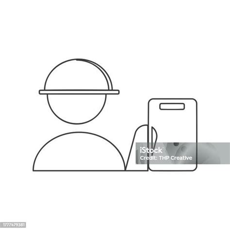 Inspector Icon Vector Stock Illustration Download Image Now Adult