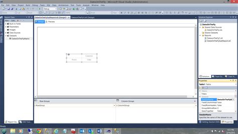 Reporting In SQL Server Create A Matrix Based Sub Report Called By The Previously Created Main
