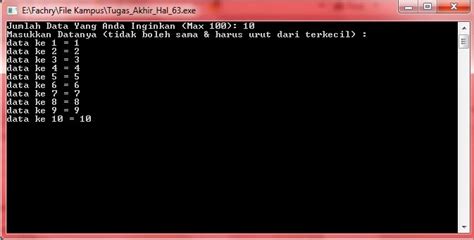 Contoh Contoh Program C Program Pencarian Data Data Searching Di C