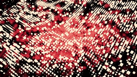 3d Abstract Surface Of Many Particles In Wavy Motion Design Rippling Texture With Tiny Cubic