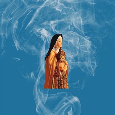 Saint Clara Claire Statue Spiritual Statues Ritual Scent African