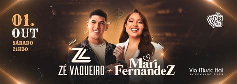 Zé Vaqueiro E Mari Fernandez No Via Music Hall Agenda Cultural Rio De