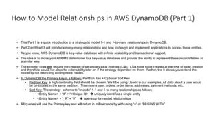 Relational Model In NoSQL Article Pptx