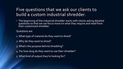Ppt How Does Envcures Industrial Shredder Machines Provide Custom