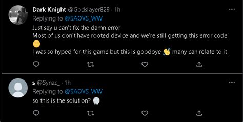 Sword Art Online Devs Cant Fix A Bug So Instead They Tell Us Dont