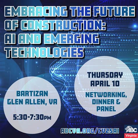 Embracing the Future of Construction: AI and Emerging Technologies | Panel & Networking 4/10 CV ...