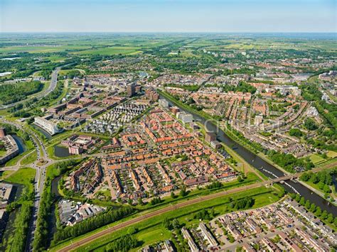 Aerophotostock File Op De Autosnelweg A7 Ter Hoogte Van Wijdewormer