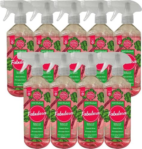 Fabulosa Concentrated Disinfectant Trigger Wild Rhubarb 500ml Garden