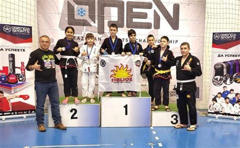 „Хелиос със 7 медала от „sofia Open Bjj 2023 Tvnbg