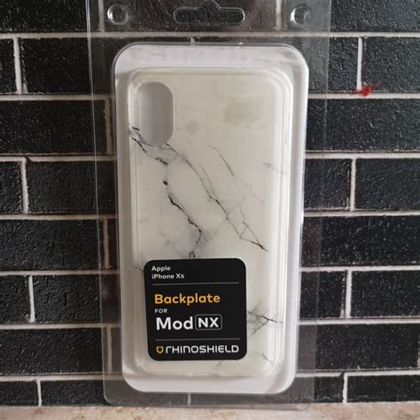 Jual Rhinoshield MOD NX For Iphone XS Backplate Roma White Marble