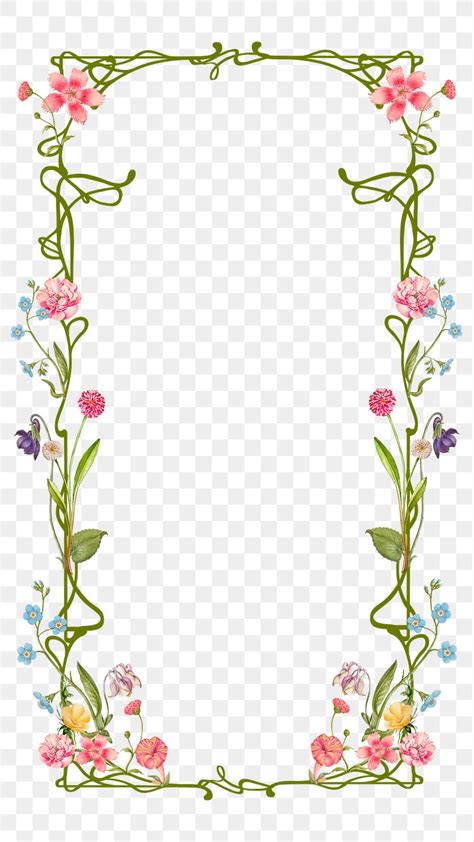 Art Nouveau Border Png