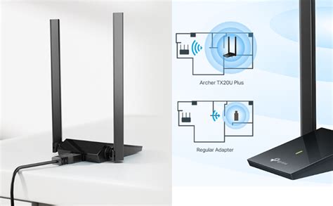 Tp Link Ax Wi Fi Dual Antennas High Gain Wireless Usb Adapter Dual Band Auto Driver Mu