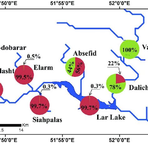 admixture graphs for different k values 2 5 the black lines depicted