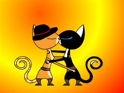 Puss X Kitty Kiss By Lotusthekat On Deviantart