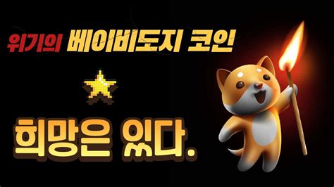 베이비도지코인 아직 희망은 있다 예상되는 호재 베이비도지코인 알아보기 YouTube