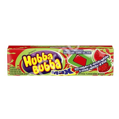 Hubba Bubba Max Strawberry Watermelon 9pc Rp Grocers