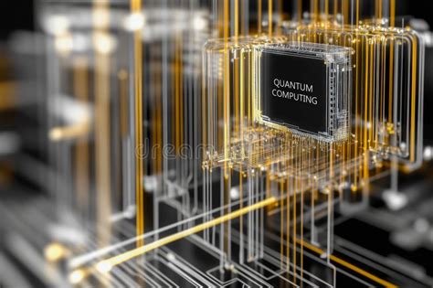 Quantum Computing Advanced Technology Computer Science Research Stock Illustration ...