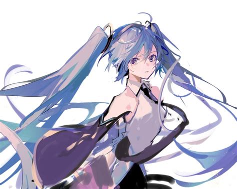 Hatsune Miku Vocaloid Drawn By Mamenomoto Danbooru